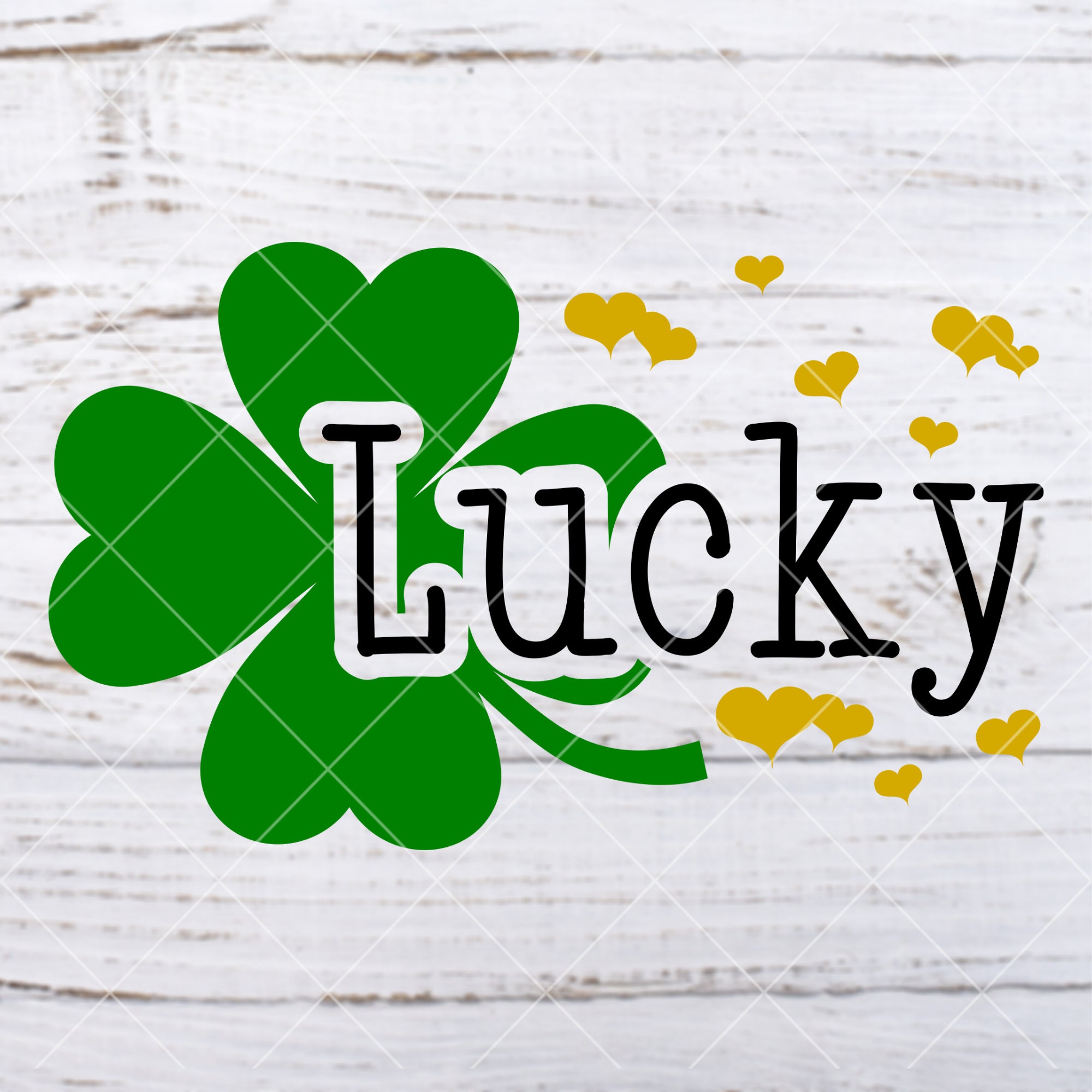 St. Patrick's Day Lucky Luckier Couples Digital Cut File Instant ...