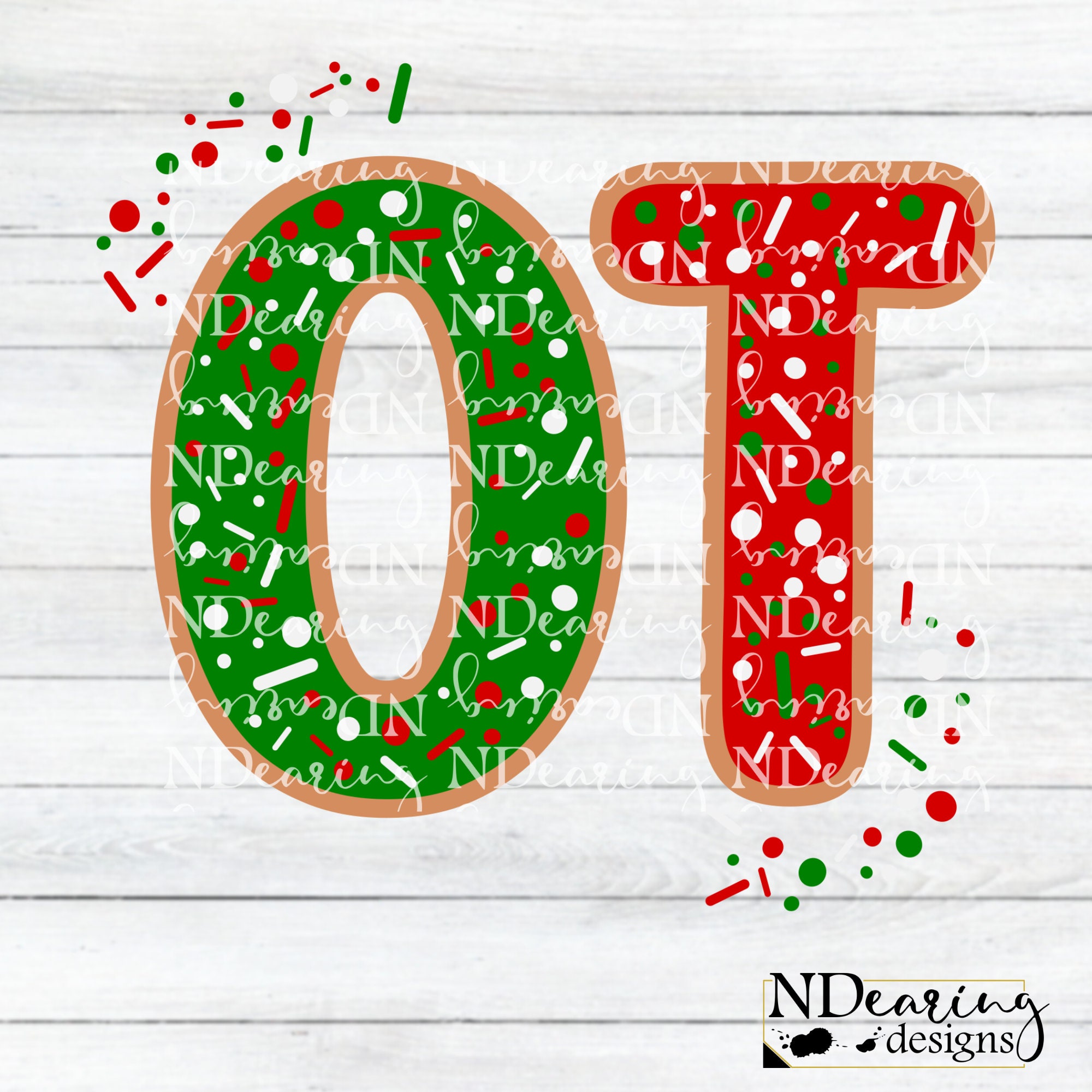 OT Christmas Cookies Digital Cut File | SVG | Xmas | Occupational ...
