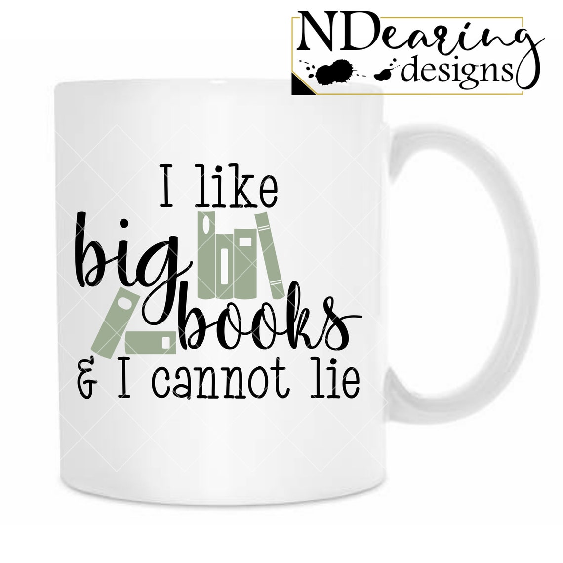 I Like Big Books Cut File SVG Cricut Book Lover Nerd - Etsy