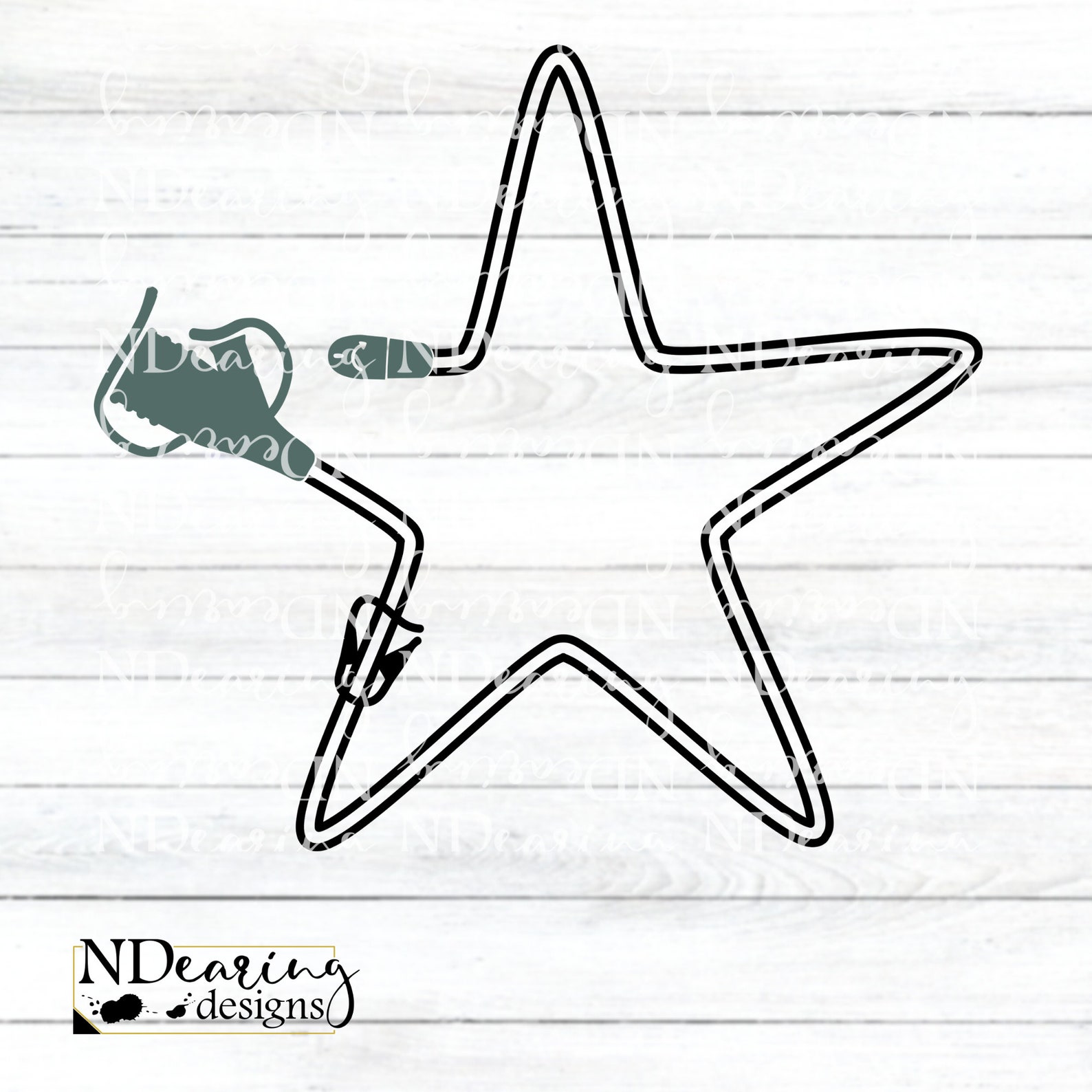 Gtube Star SVG Digital Cut File Cricut Design Gastronomy Tube Button ...