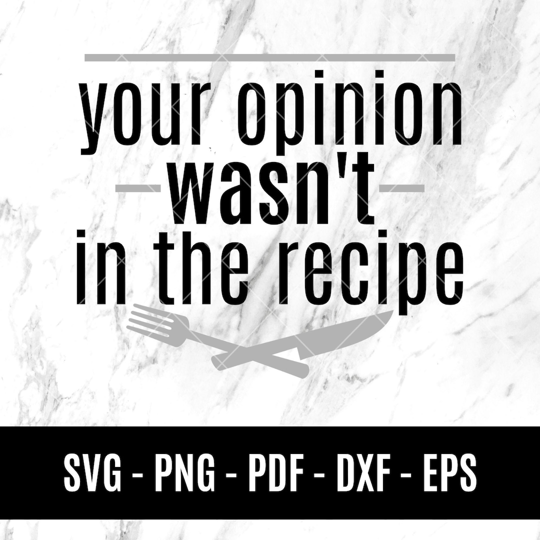 Funny Apron SVG: Sassy Chef Kitchen Quote (digital Download) - Etsy