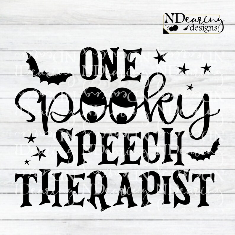 Spooky Speech Therapist Digital Cut File | SVG | Halloween | Speech ...
