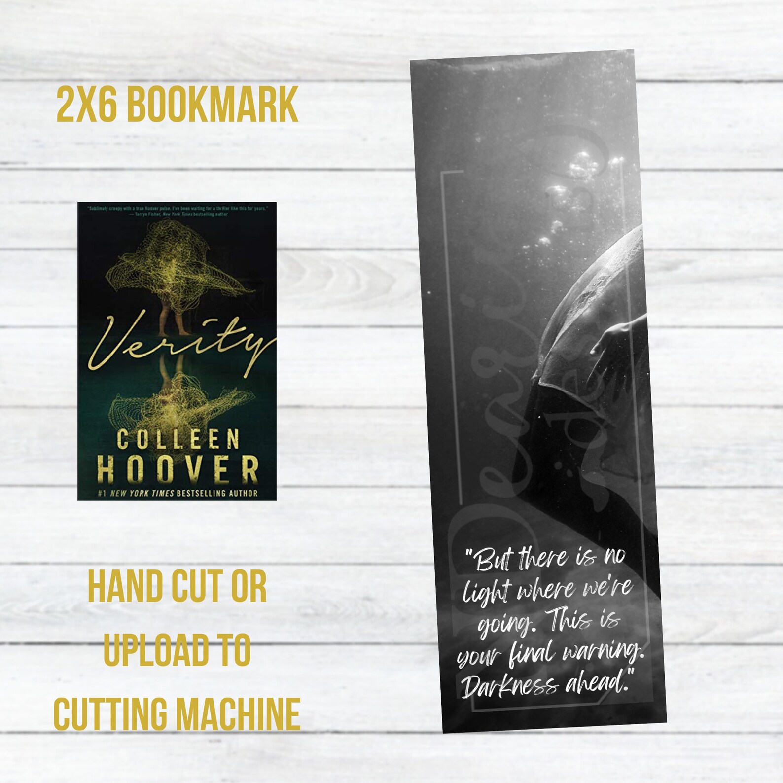 Verity Quotes Printable Bookmark Bundle - Etsy