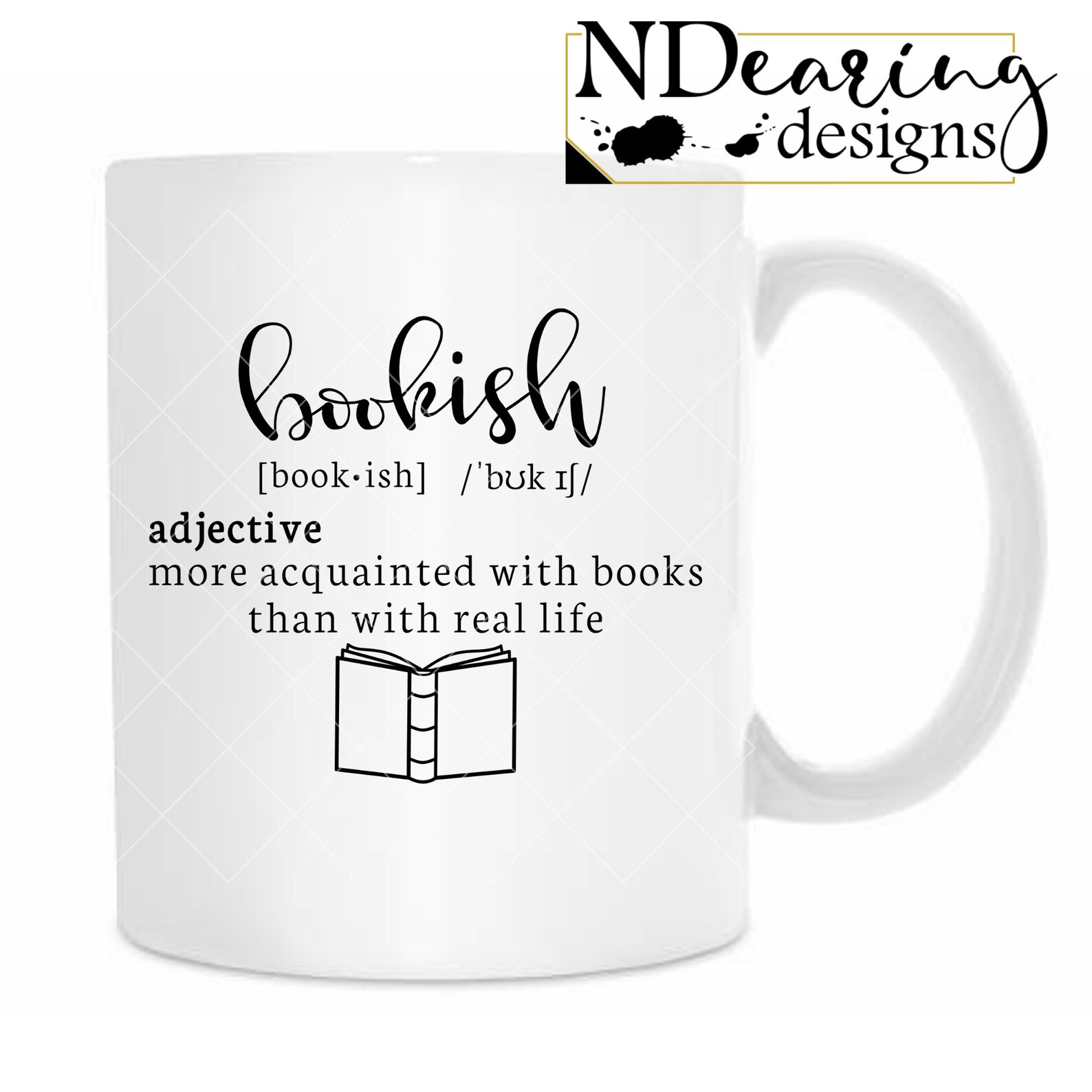 Bookish Definition Cut File SVG Cricut Book Lover Nerd - Etsy