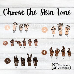 Custom ASL Finger Spelling | Print and Cut Files | Customizable ...