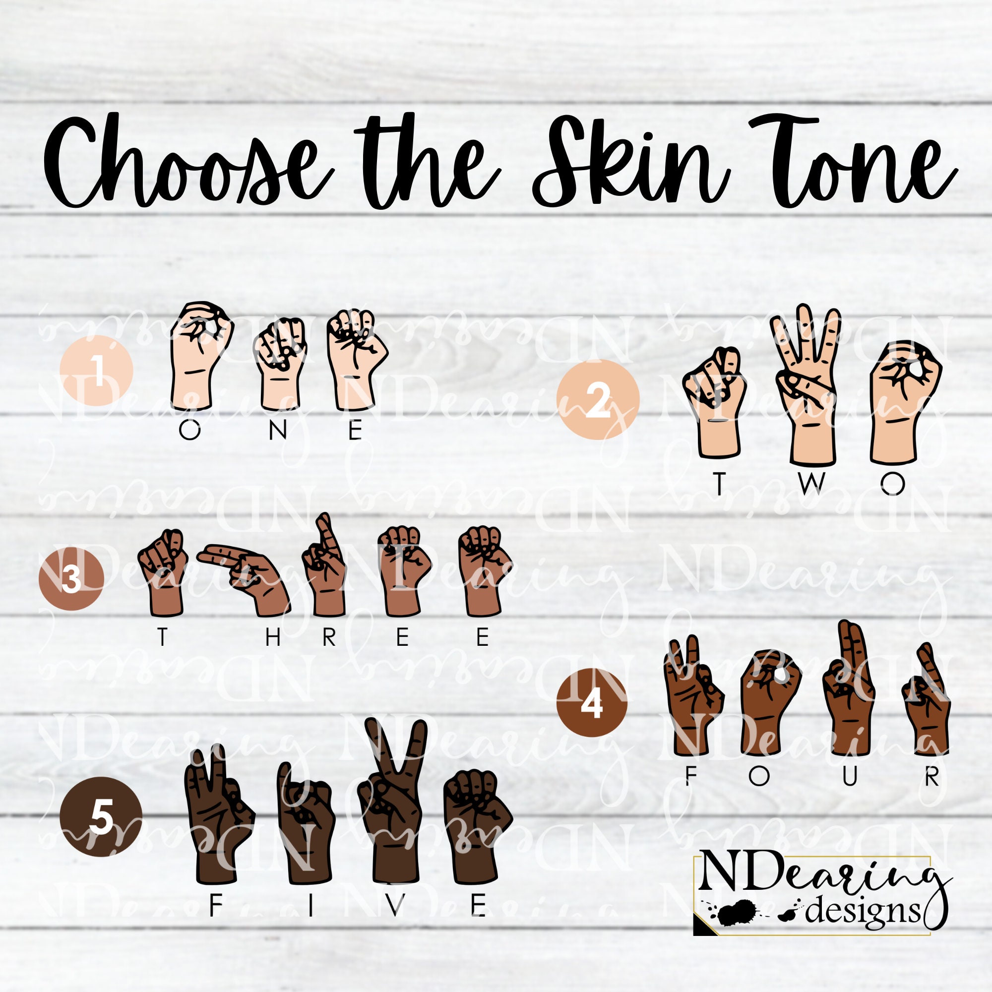 Custom ASL Finger Spelling Print and Cut Files - Etsy