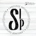 SLP Monogram Digital Cut File SVG Abbreviation Speech Language ...