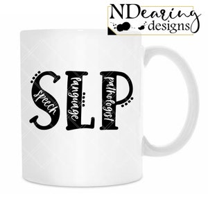 SLP Digital Cut File | SVG | Speech Therapist | Speech Language ...