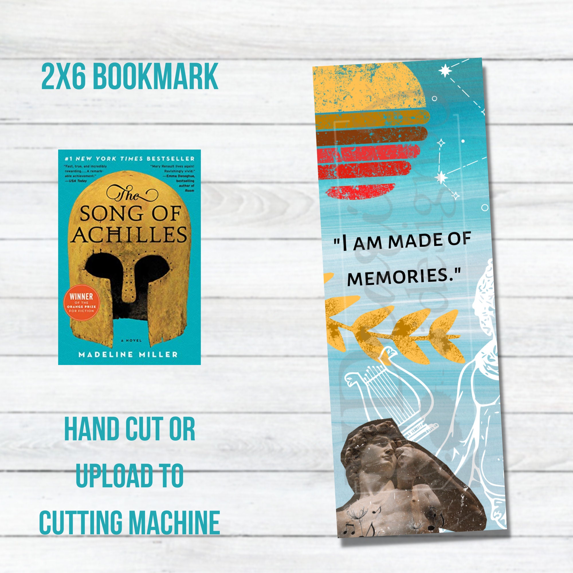 The Song of Achilles Madeline Miller Printable Bookmark Bundle - Etsy