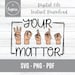 Your Words Matter ASL Digital Cut File SVG Sign Language Speech Therapy ...