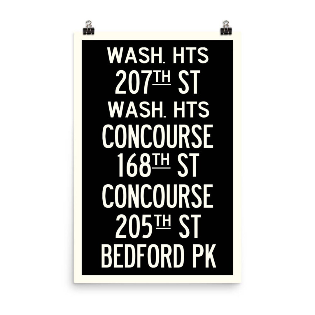 Vintage Subway Sign, Poster, Family Wall Art, Print, Restoration ...