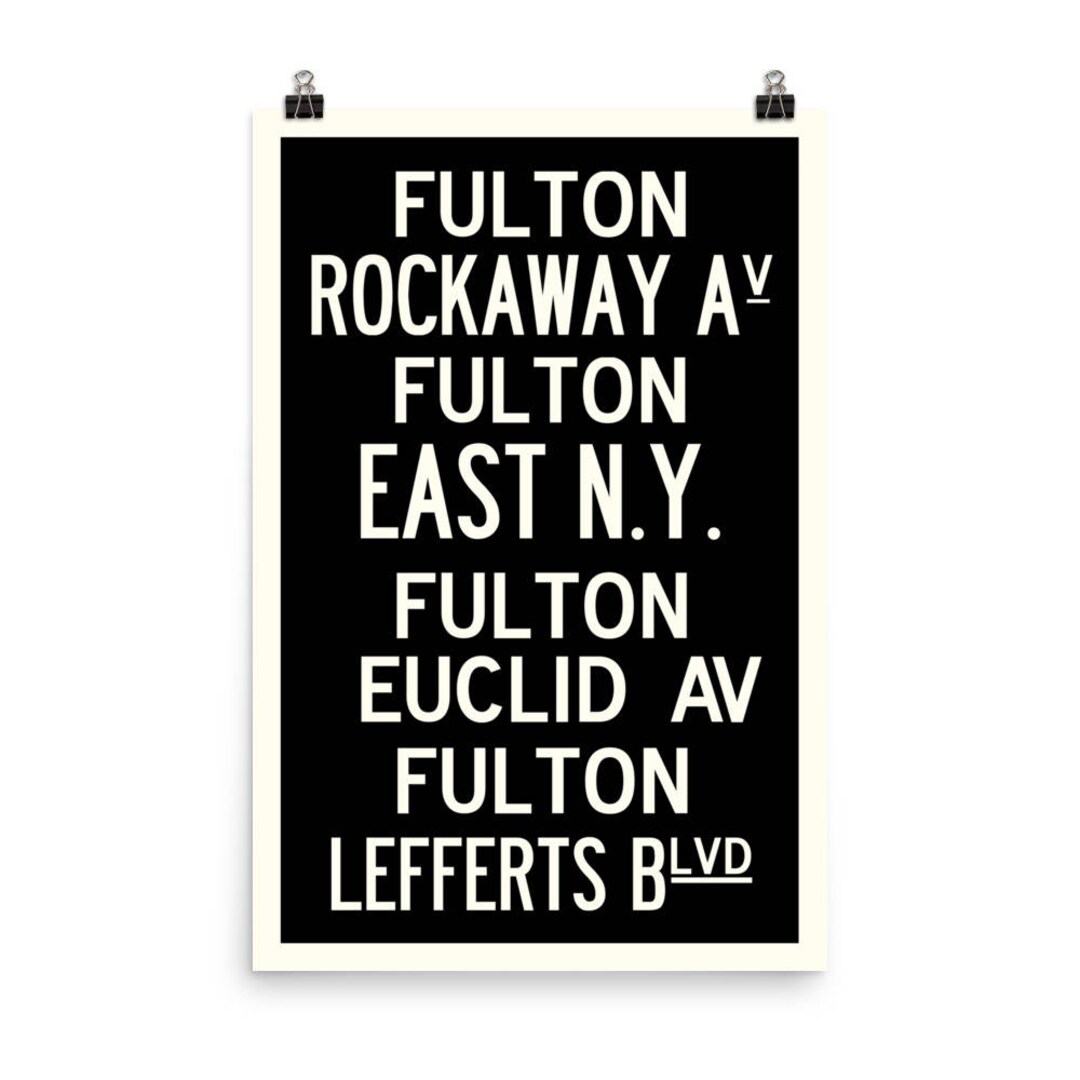 Vintage Subway Sign, Poster, Family Wall Art, Print, Restoration ...