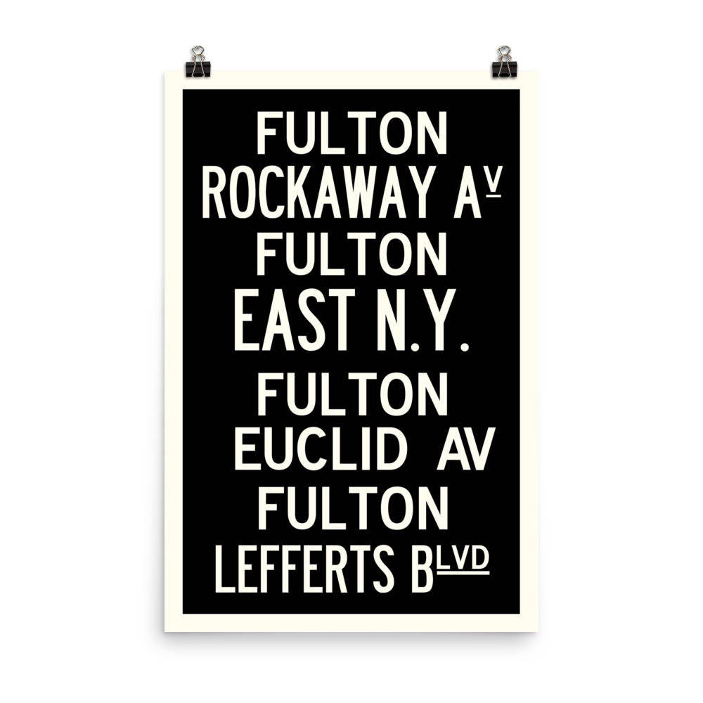 Vintage Subway Sign, Poster, Family Wall Art, Print, Restoration ...