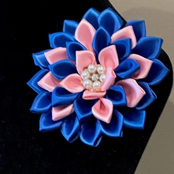 Satin Flower - Etsy
