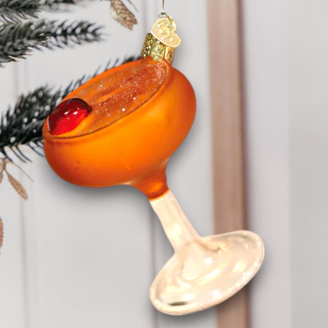 Manhattan Cocktail Ornament – Glass Martini Christmas Keepsake 2025 - Etsy
