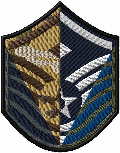 Multi Uniform Rank Patches Air Force ABU, Blues, DBU, BDU Military ...