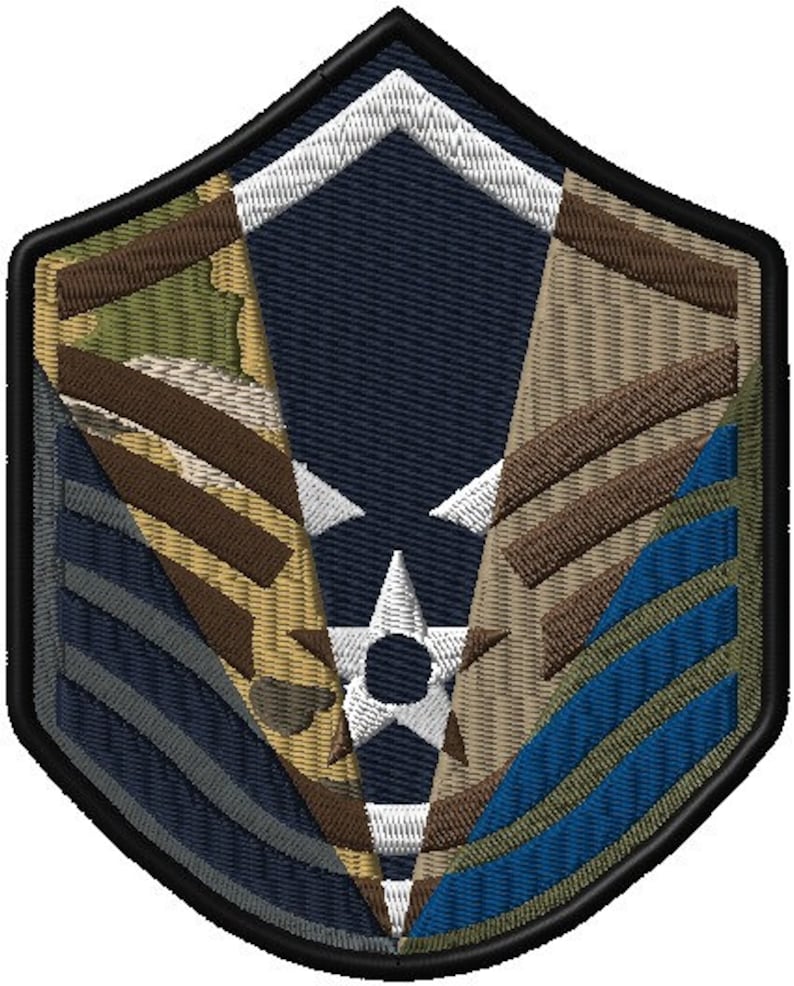 Multi Uniform Rank Patches Air Force ABU, Blues, DBU, BDU Military ...