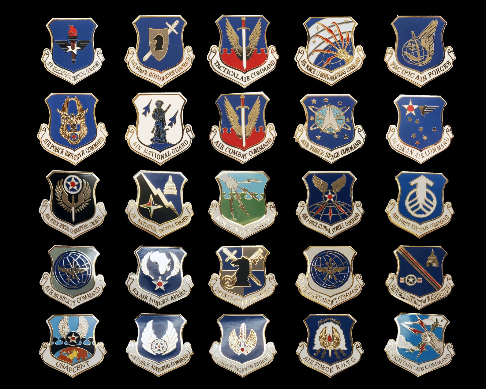 Military Command Pins 1.5" - Etsy