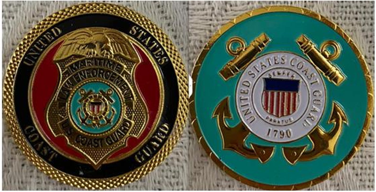 Coast Guard Coin Military - Etsy