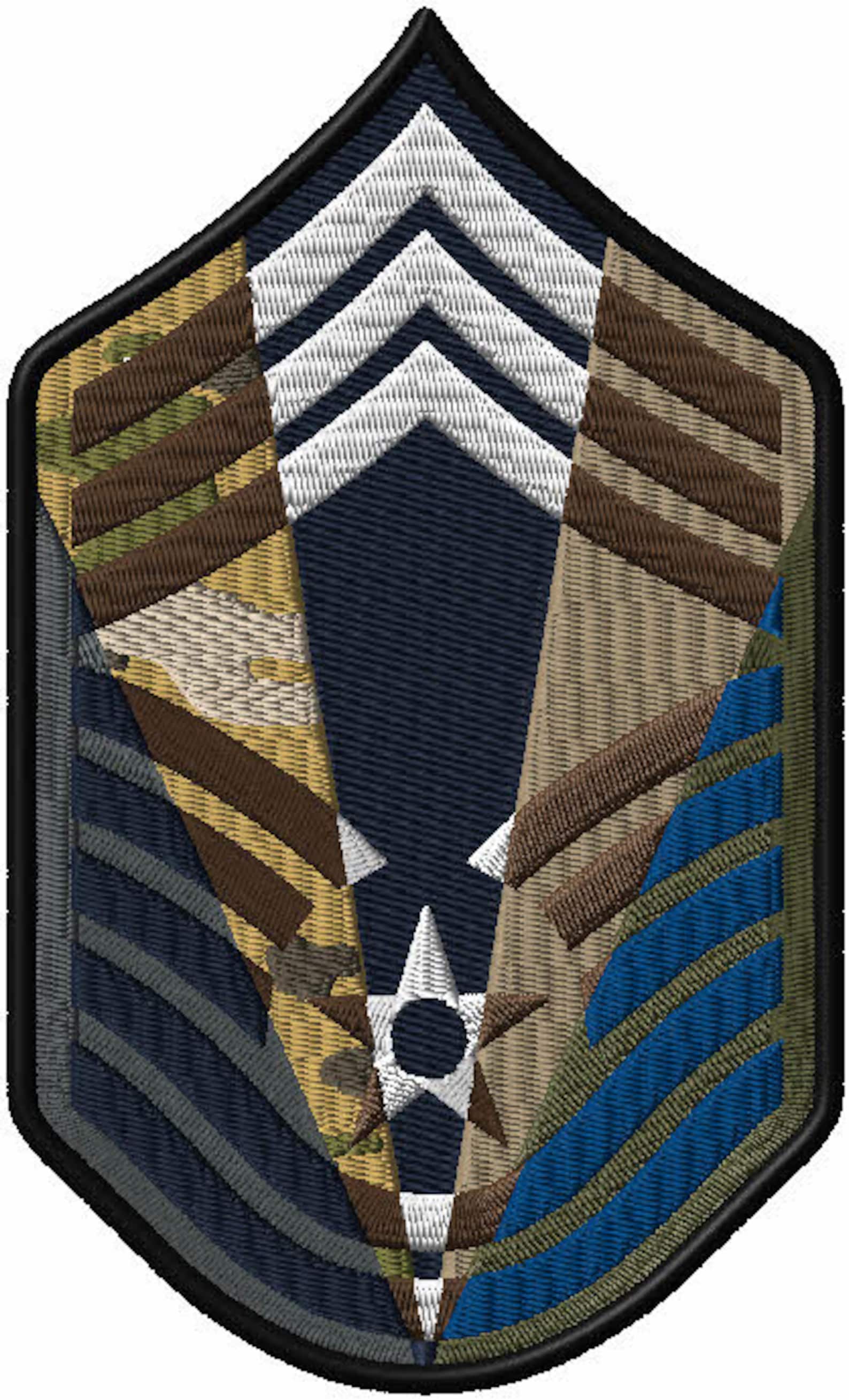 Multi Uniform Rank Patches Air Force (ABU, Blues, DBU, BDU) Military ...