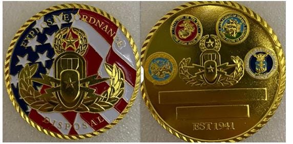 EOD Challenge Coin - Etsy