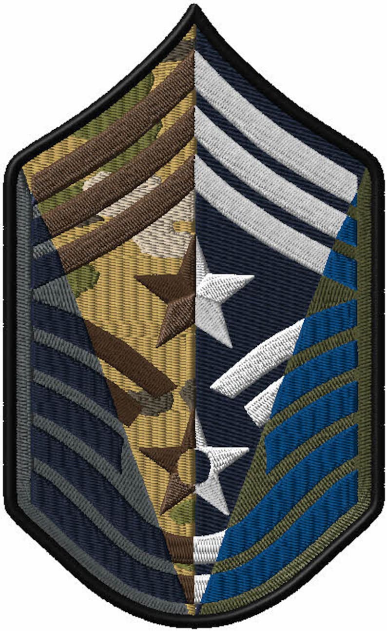 Multi Uniform Rank Patches Air Force (ABU, Blues, DBU, BDU) Military ...