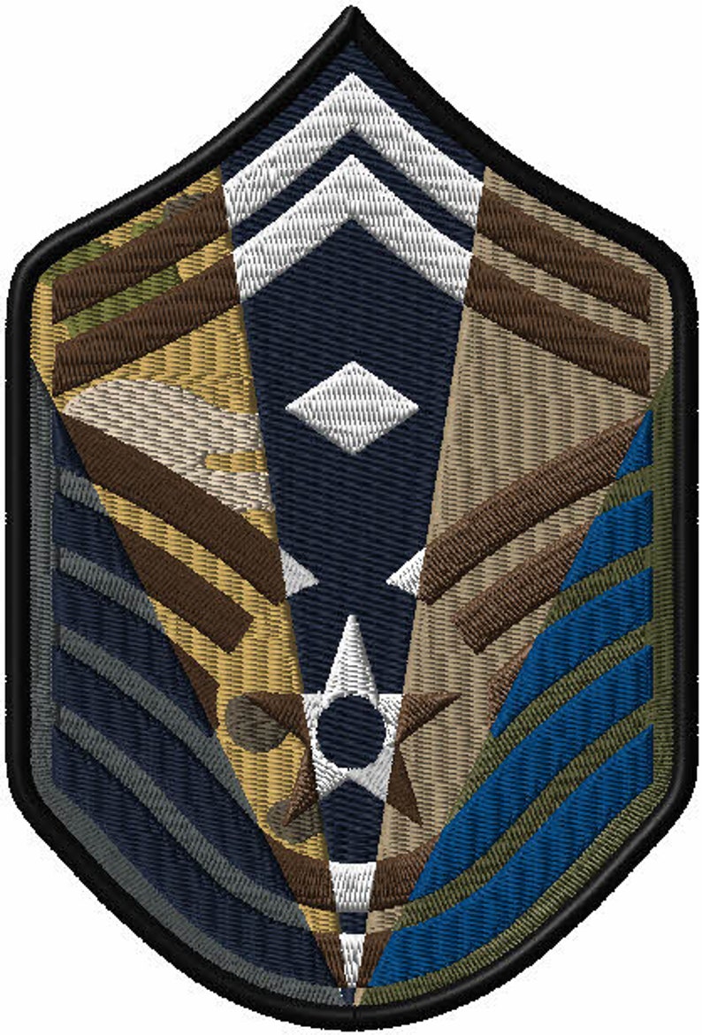 Multi Uniform Rank Patches Air Force (ABU, Blues, DBU, BDU) Military ...
