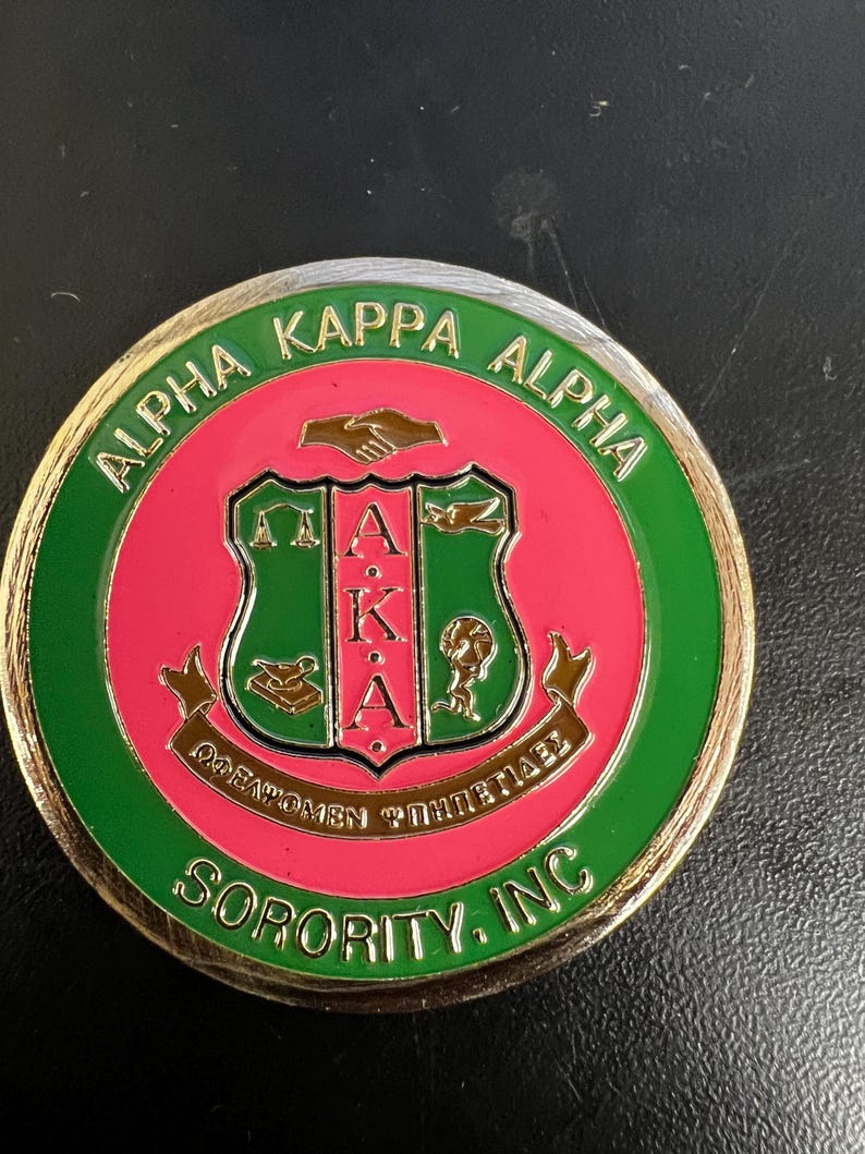 Alpha Kappa Alpha Sorority Coin - Etsy