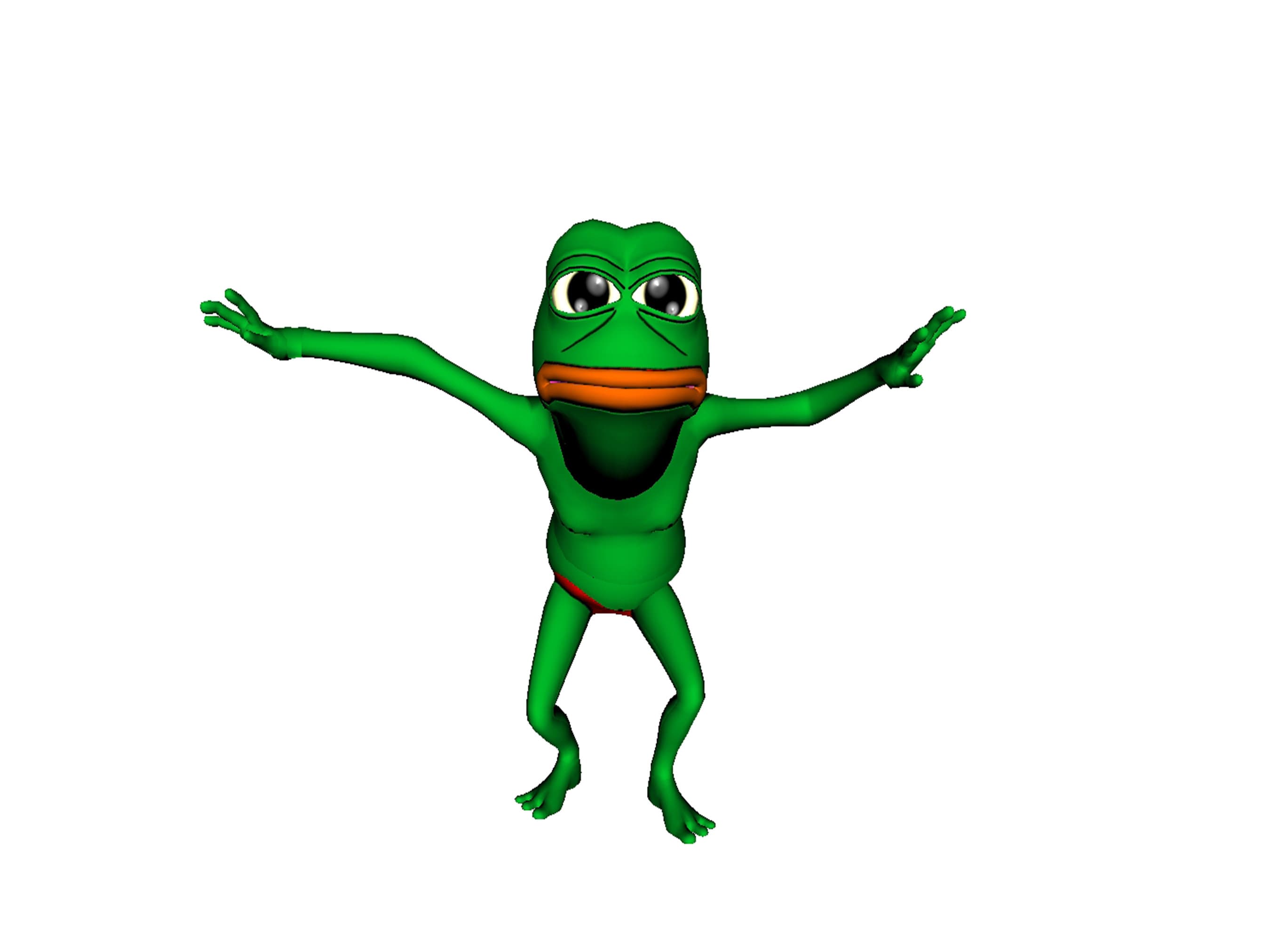 Twitch Emote Animated. Pepe the Frog GIF Emote. Transparent Background ...