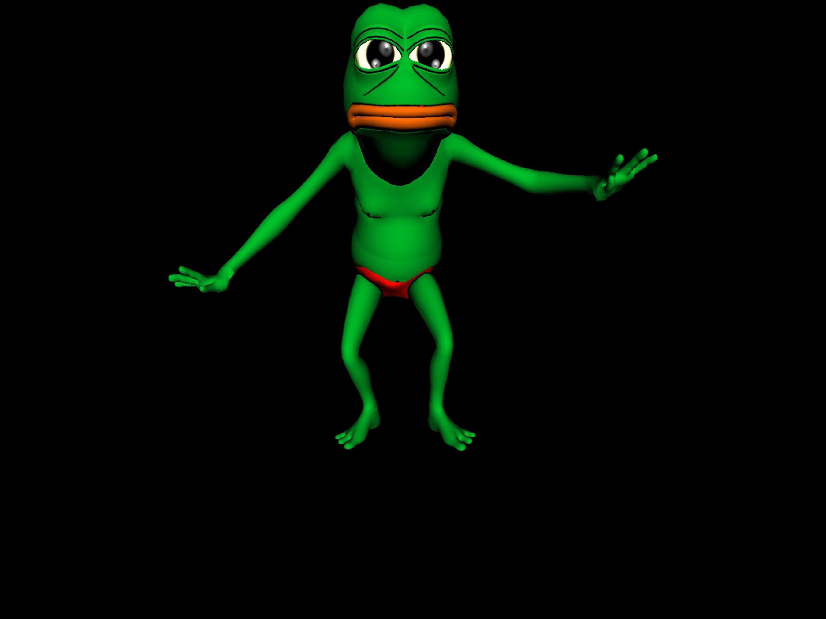 Twitch Emote Animated. Pepe the Frog GIF Emote. Transparent Background ...