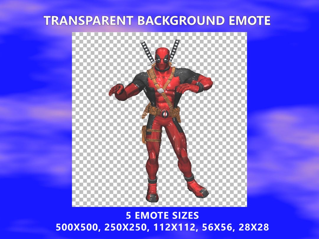 Twitch Emote Animated: Transparent Animated Deadpool Dancing Emote for ...