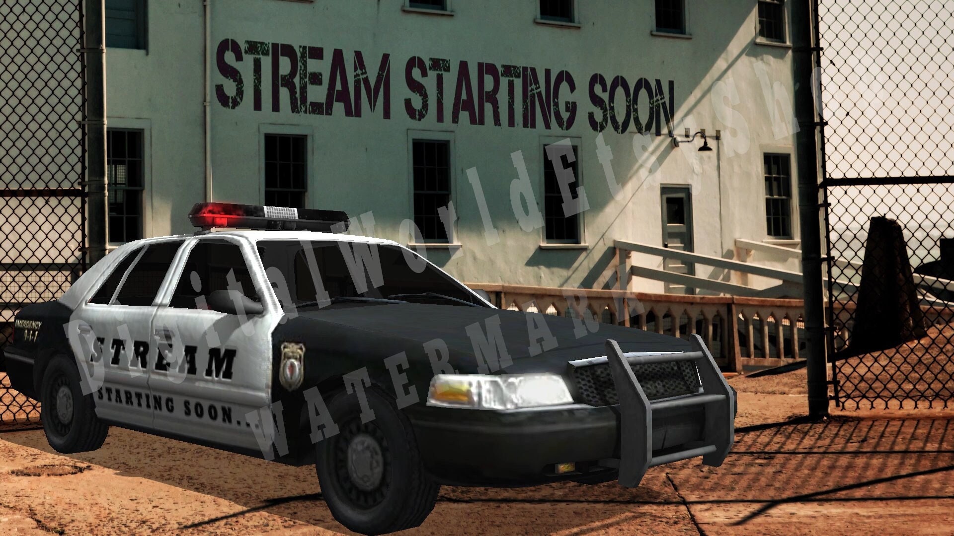 Stream Starting Soon Animated Twitch Overlay Screen for GTA5 Game - Etsy