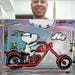 Harley Davidson Snoopy One of Kind Original Handmade Painting Chunky ...