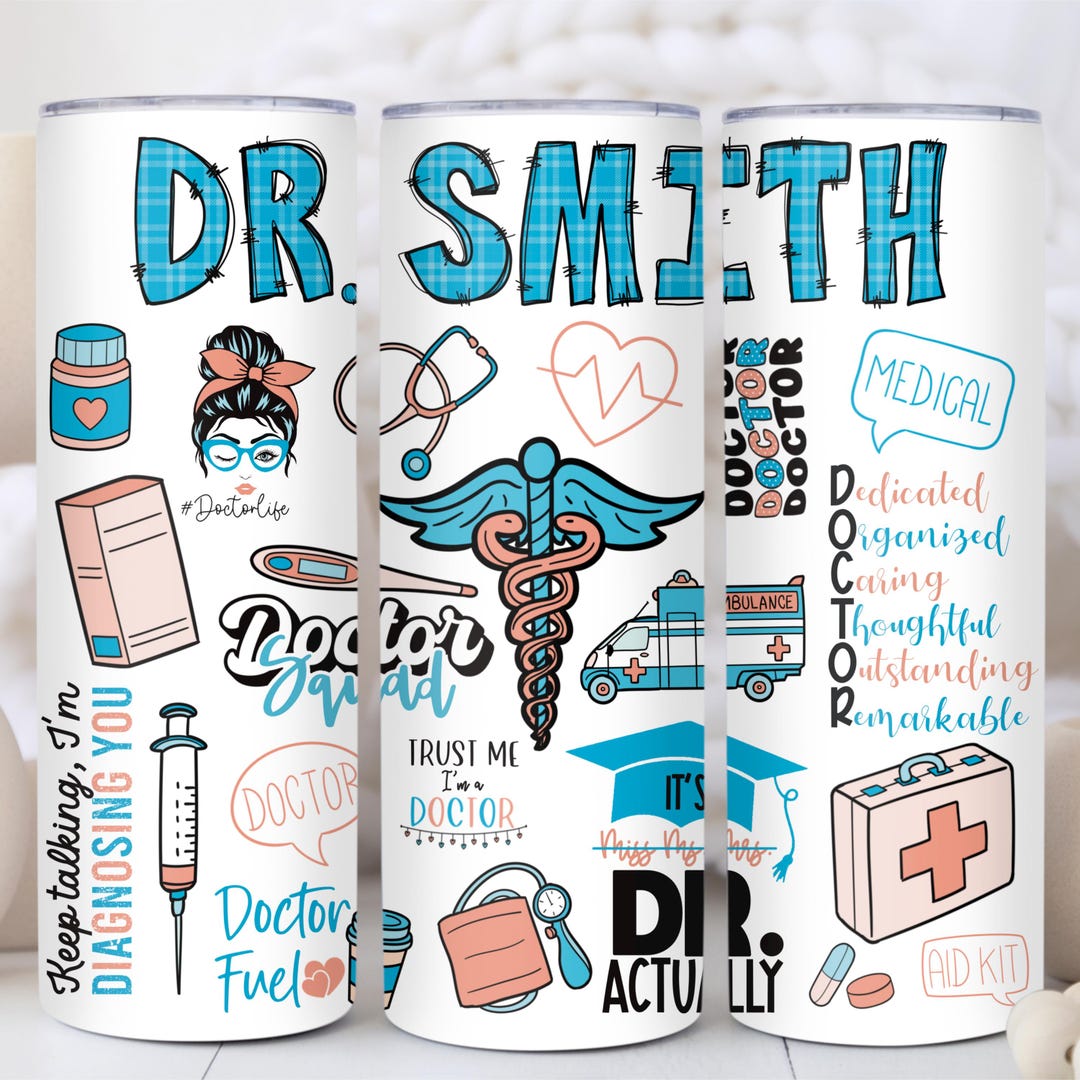 Personalized Doctor Tumbler, Custom Graduation Gift - Etsy