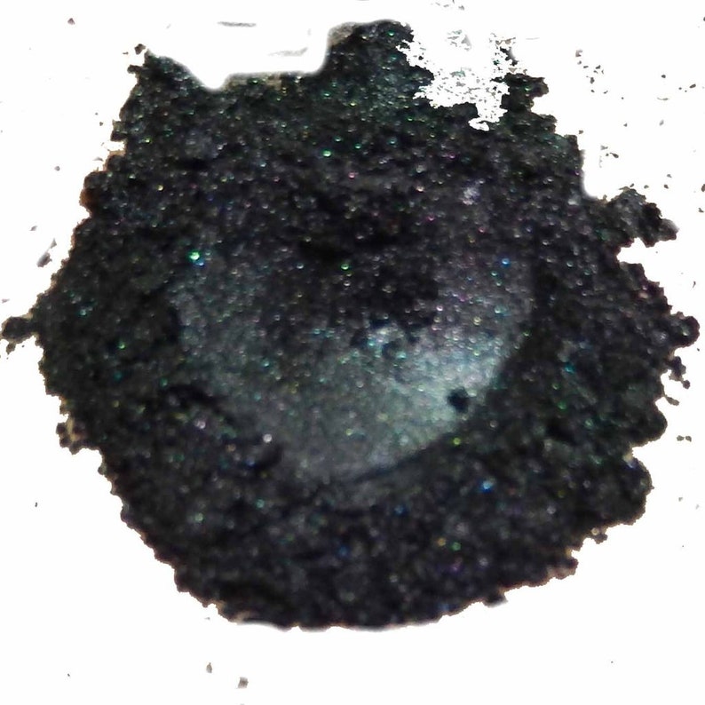 Black Pearl Mica Powder: Shimmery Cosmetic Grade Pigment - Etsy
