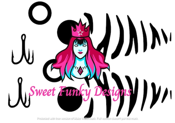 Fish Gill Lure SVG Downloadable Svg Fish Lure - Etsy Canada