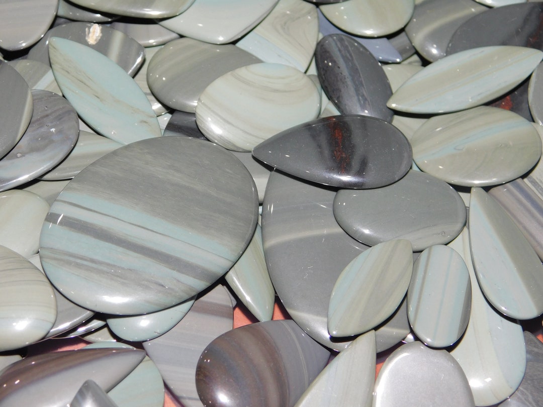 Banded Obsidian Cabochon Banded Obsidian Gemstone Banded - Etsy