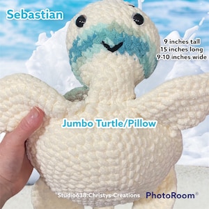 Sebastian Has Been Adopted. Amigurumi Crochet Extra Big Jumbo Sebastian ...
