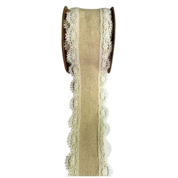 Ivory Lace Ribbon - Etsy UK