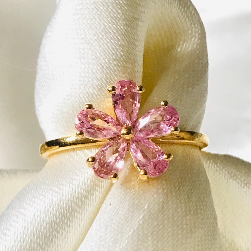 Cherry Blossom Ring - Etsy