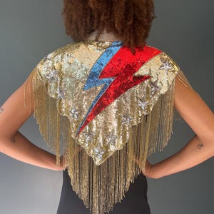 Ziggy Zap Sequin Cape One Size - Etsy