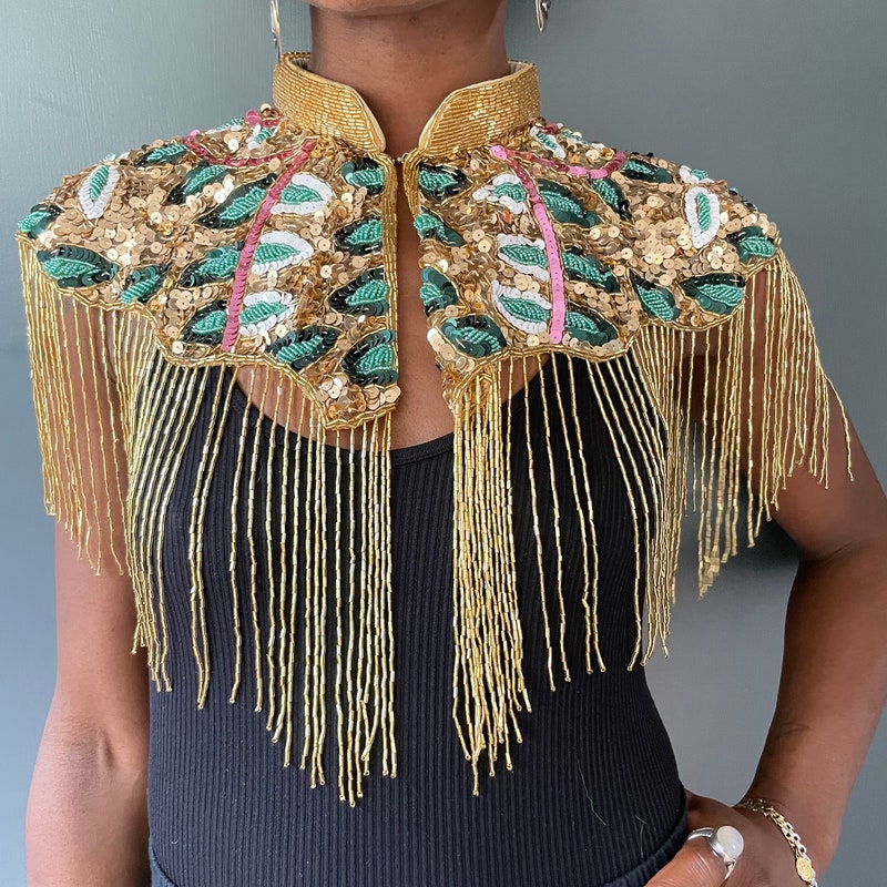 Beaded Cape - Etsy