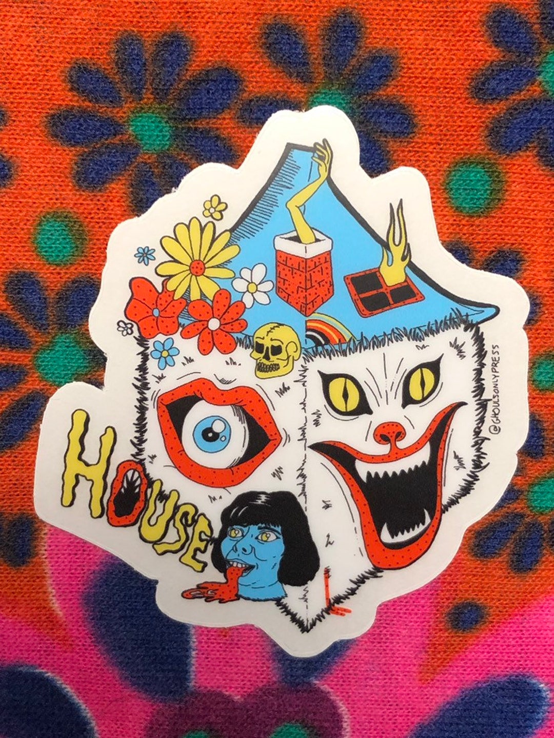 HAUSU House J-horror Vinyl Sticker 3in - Etsy