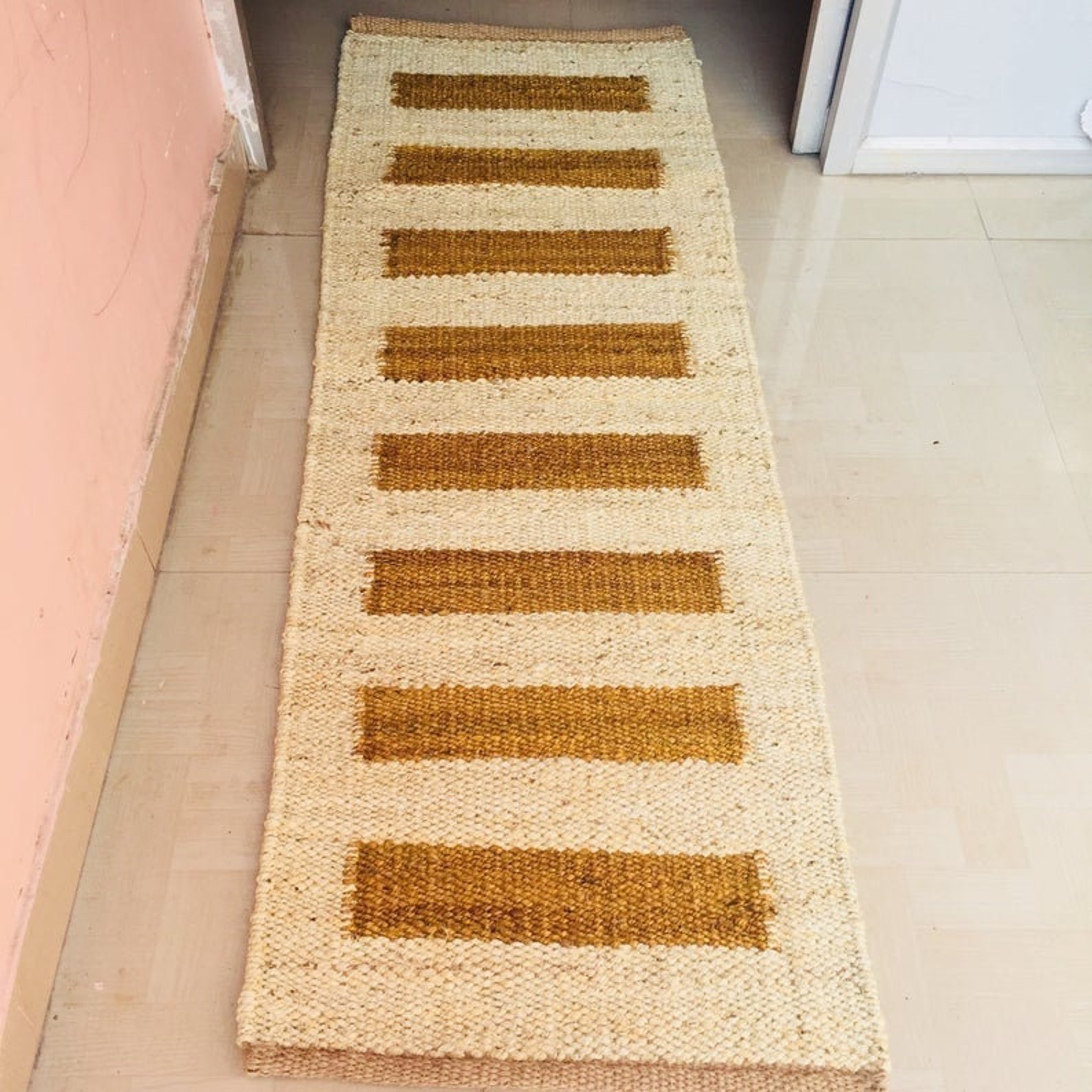 Indian Jute Hemp Rug Handwoven Rug Patio Rug/dining Room | Etsy