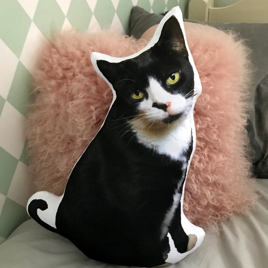 Memory Pillow Pet Memorial Custom Pet Portrait | Etsy