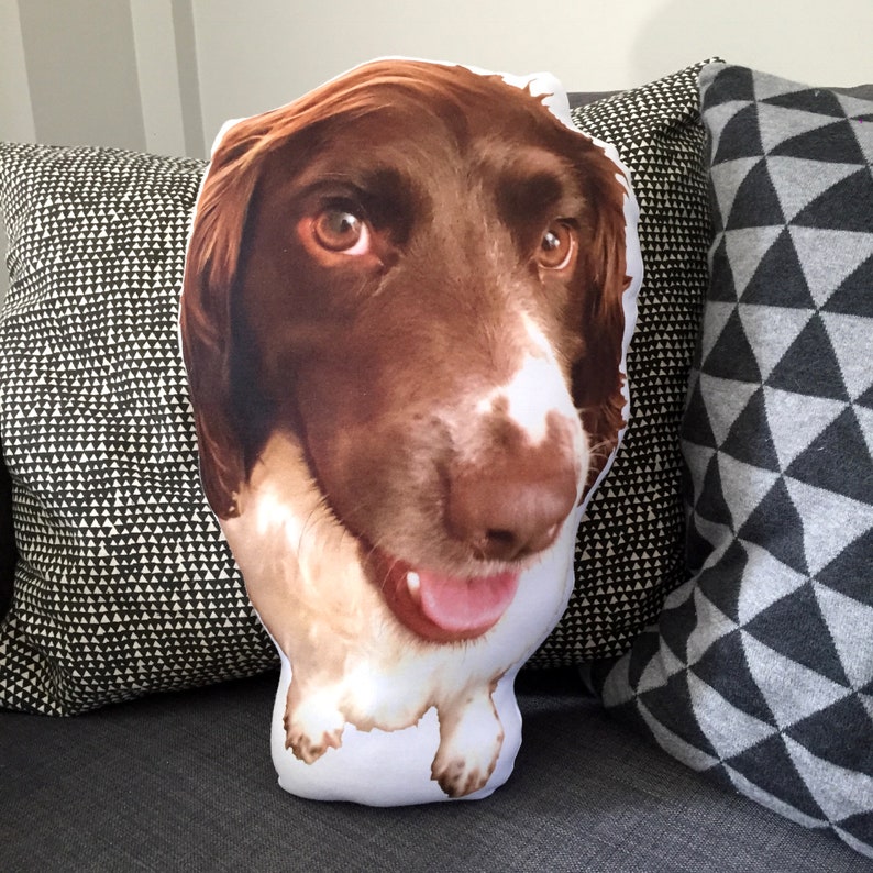 Memory pillow Custom pet portrait Personalized gift Pet | Etsy