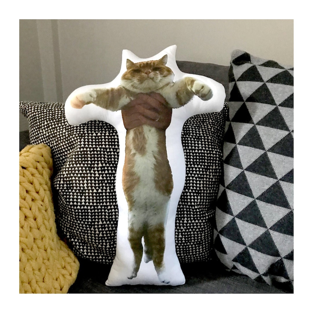 Funny Pet Print Custom Cat Pillow Dog Portrait Photo Plushie - Etsy