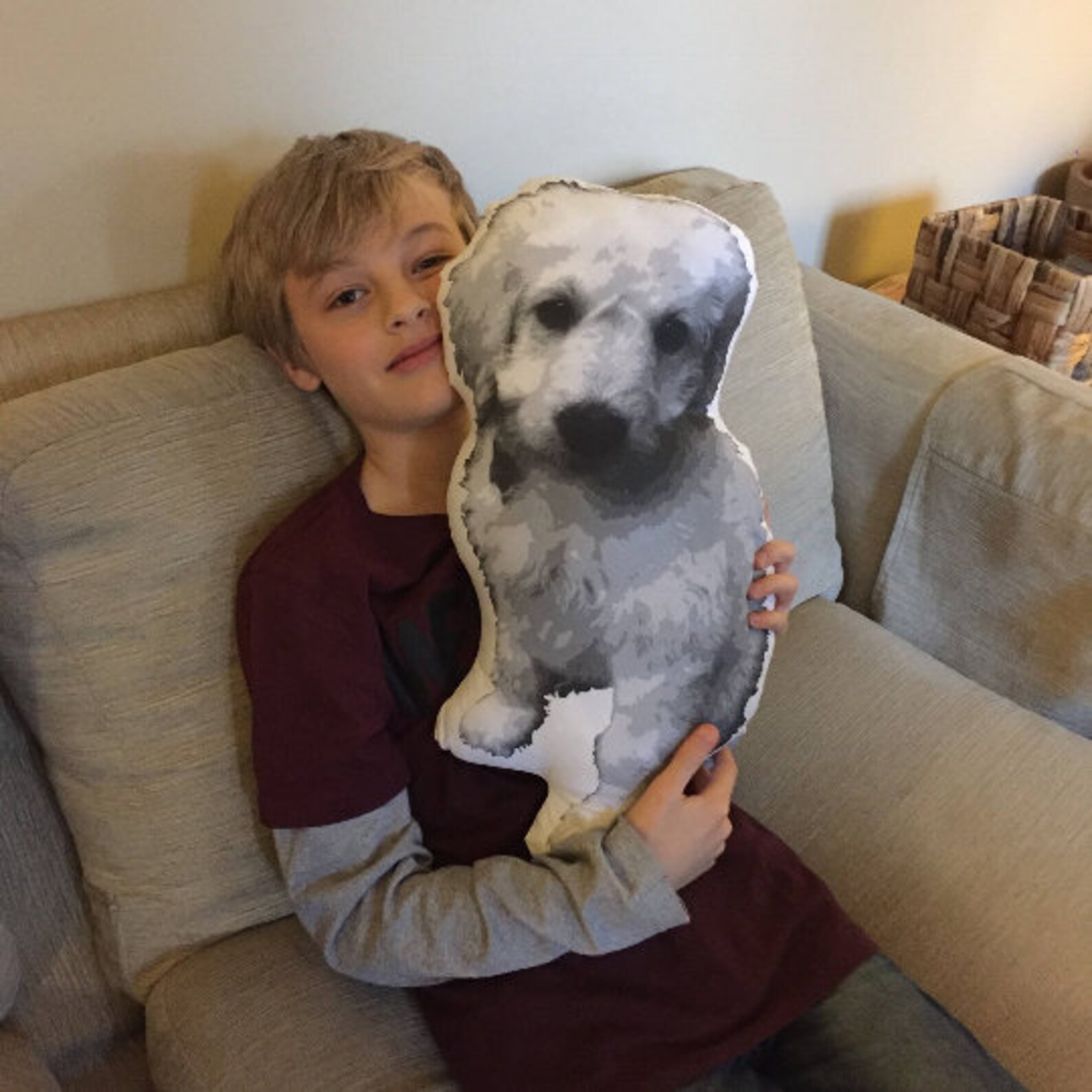 Goldendoodle Pet Pillow Personalised Pillow Personalized Gift Gift for ...