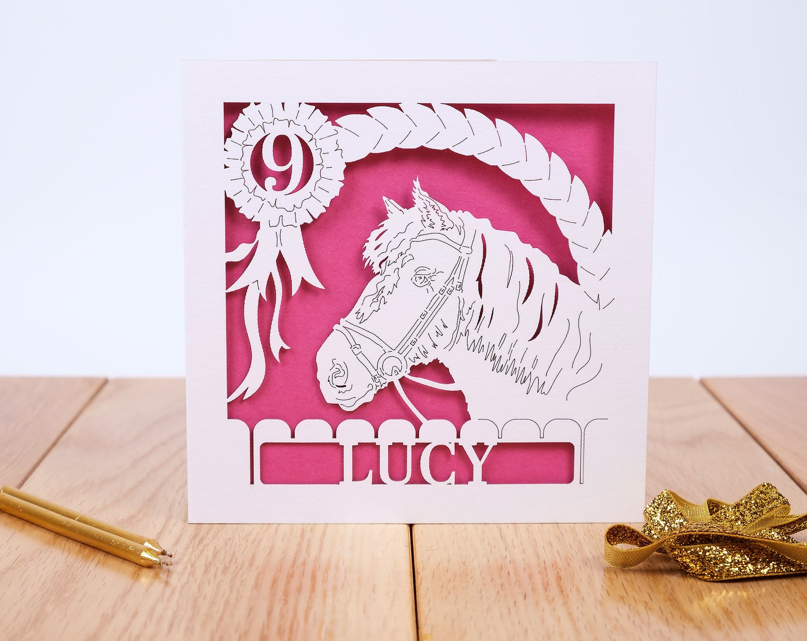 The Pony Children's Birthday Card Personalised Birthday - Etsy