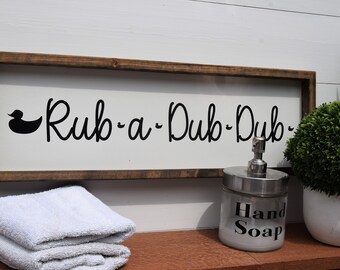 Rub a Dub | Etsy